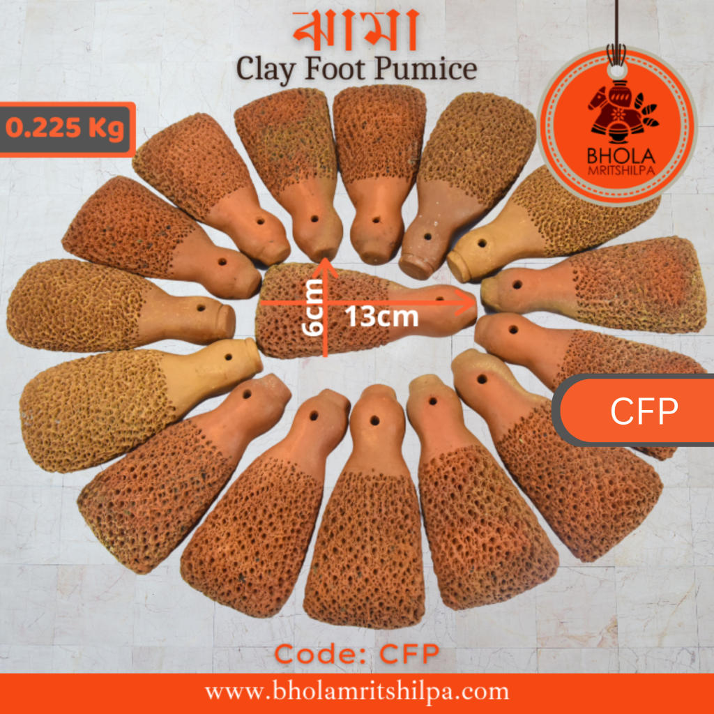 Clay Foot Pumice - Bhola Mritshilpa
